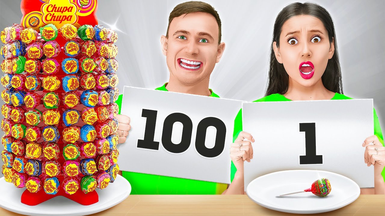100 Layers of Favorite Food Challenge || Who Will Be the Lucky One? by ...