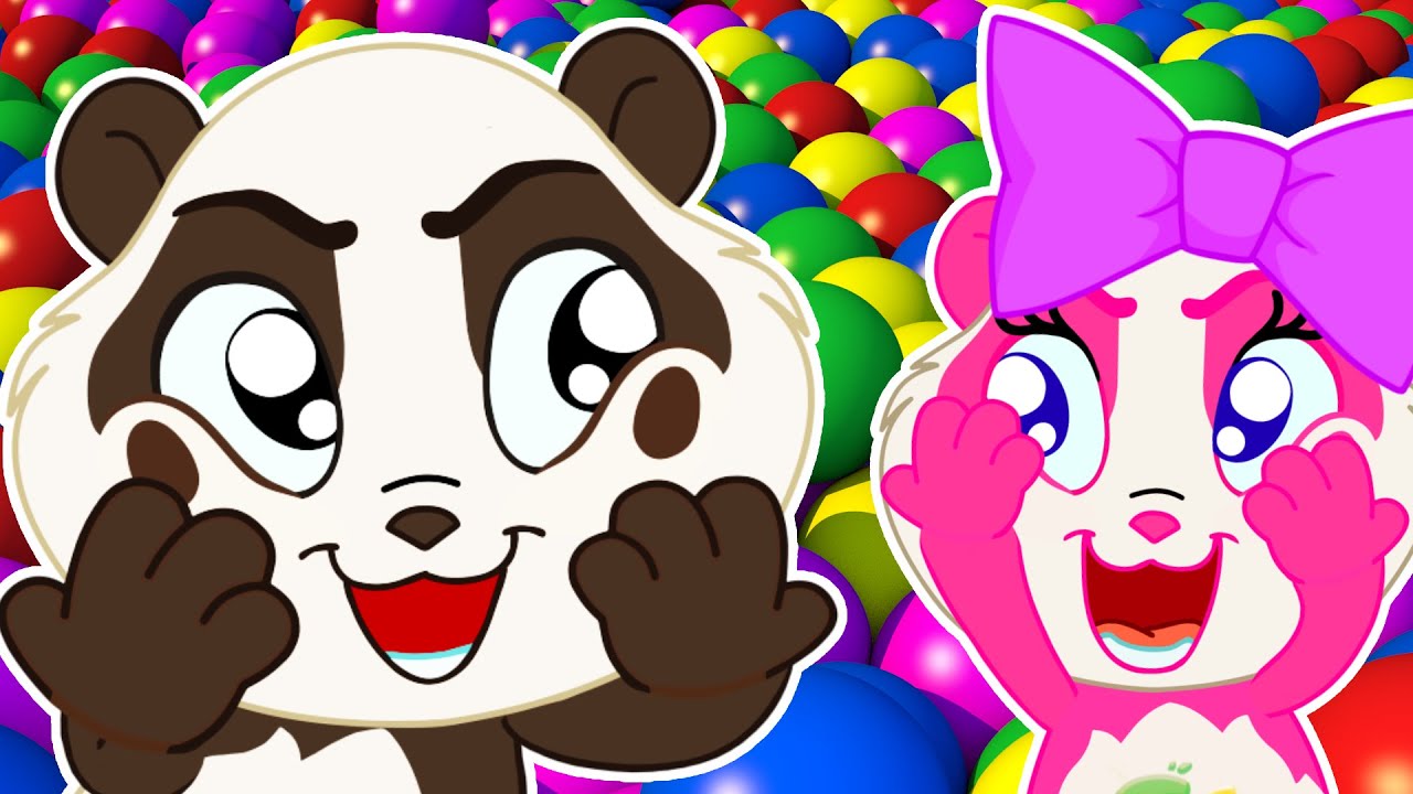Fun Hide and Seek Song in the Ball Pit | Panda Bo Nursery Rhymes & Kids ...