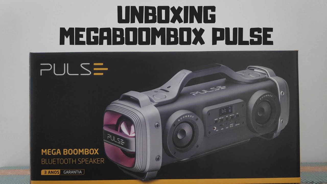 Unboxing - Mega Boombox Pulse - SP363 - YouTube