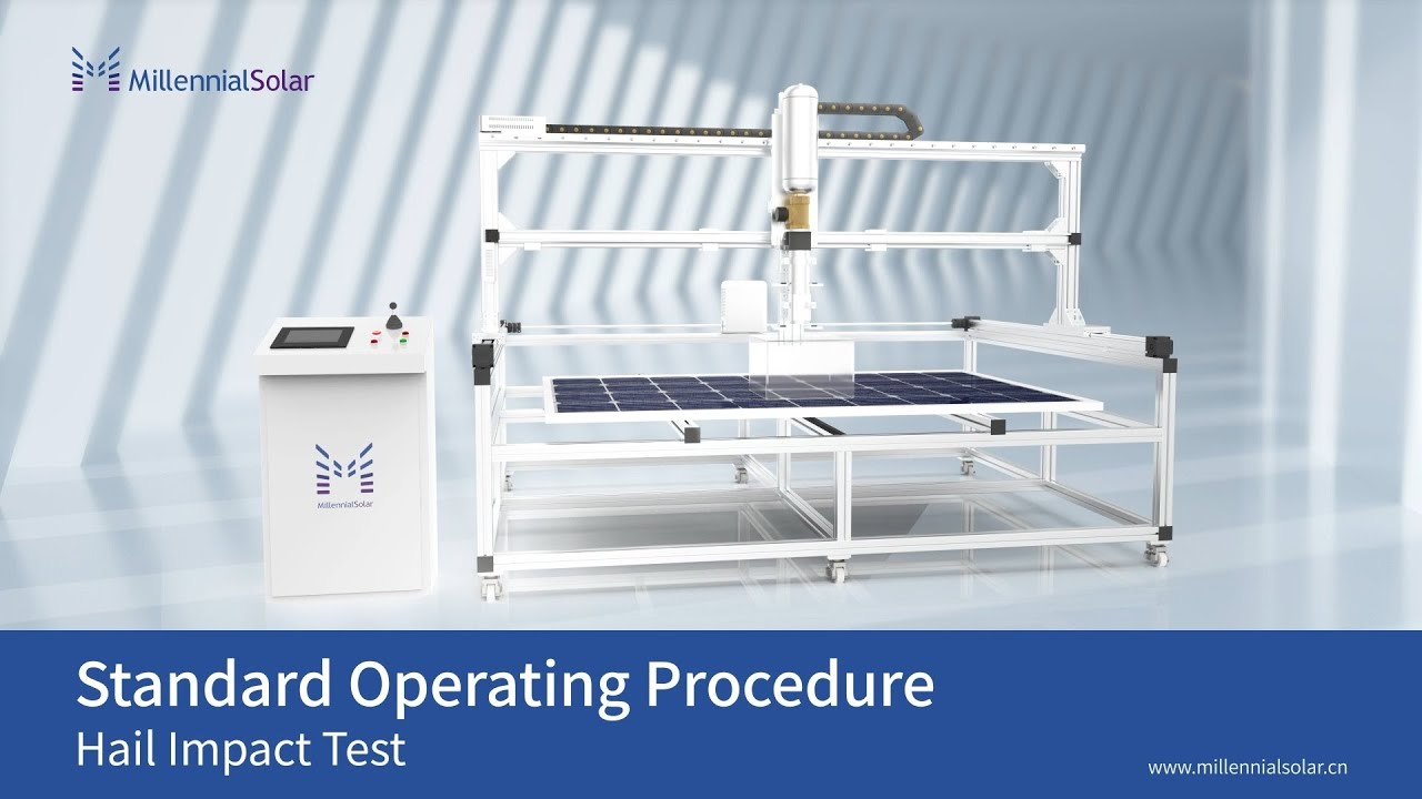 Hail Impact Test SOP for PV Modules: Durability Test - YouTube