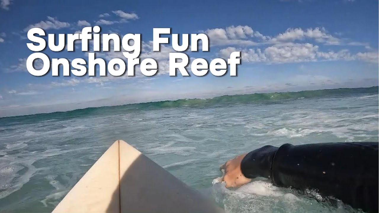 Surfing Fun Onshore Waves - YouTube