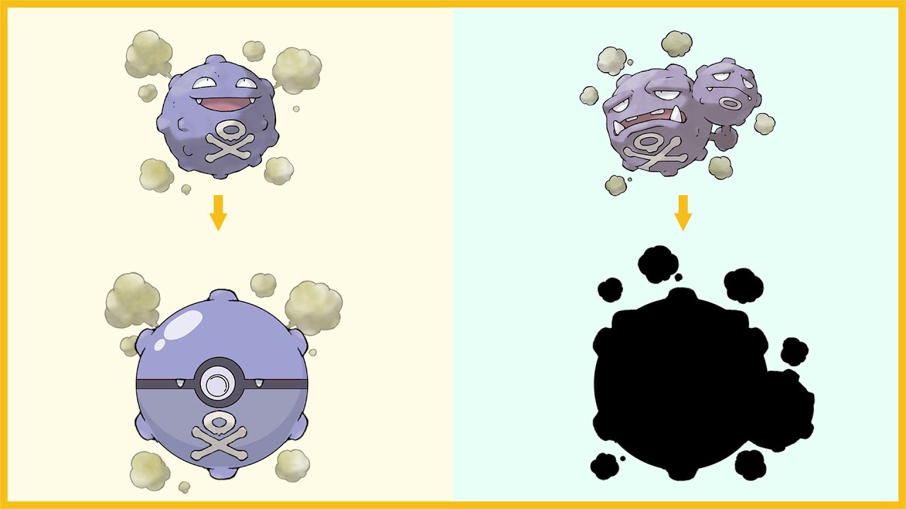 Pokemon with their pokeball | Koffing | Weezing - YouTube