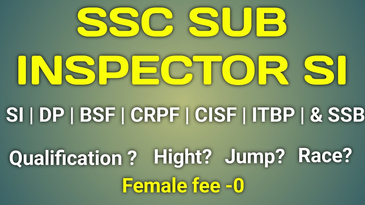 SSC in DP | BSF | CRPF | CISF | ITBP & SSB VACANCY 2023 | DELHI SUB ...