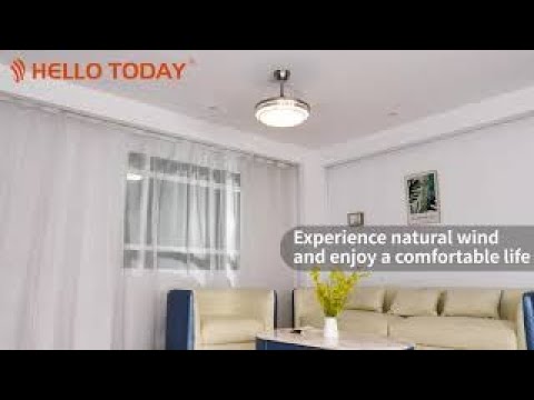 HELLO TODAY 8605 FAN LIGHT - YouTube