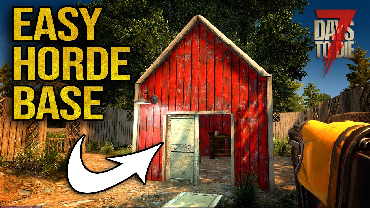 (7 Days To Die) EASY base design - This idea just WORKS - 7D2D Tips ...