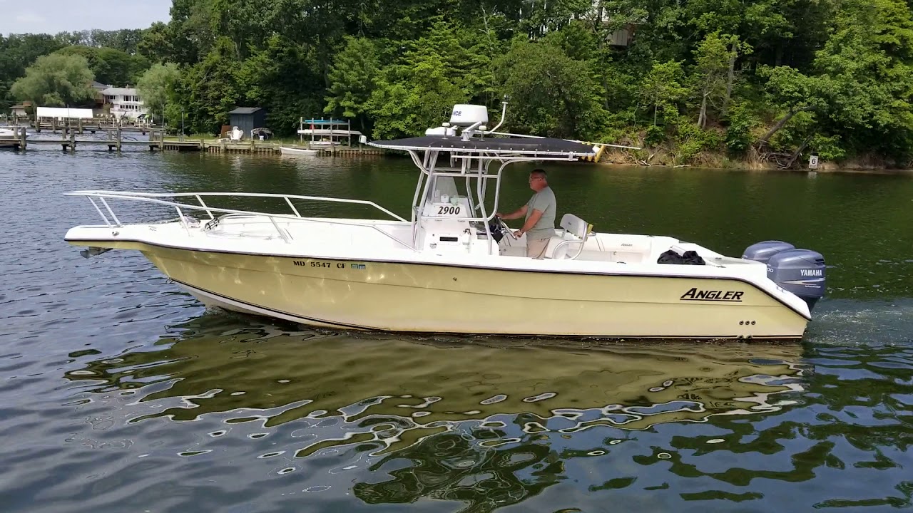 2002 Angler 2900 Center Consol - YouTube