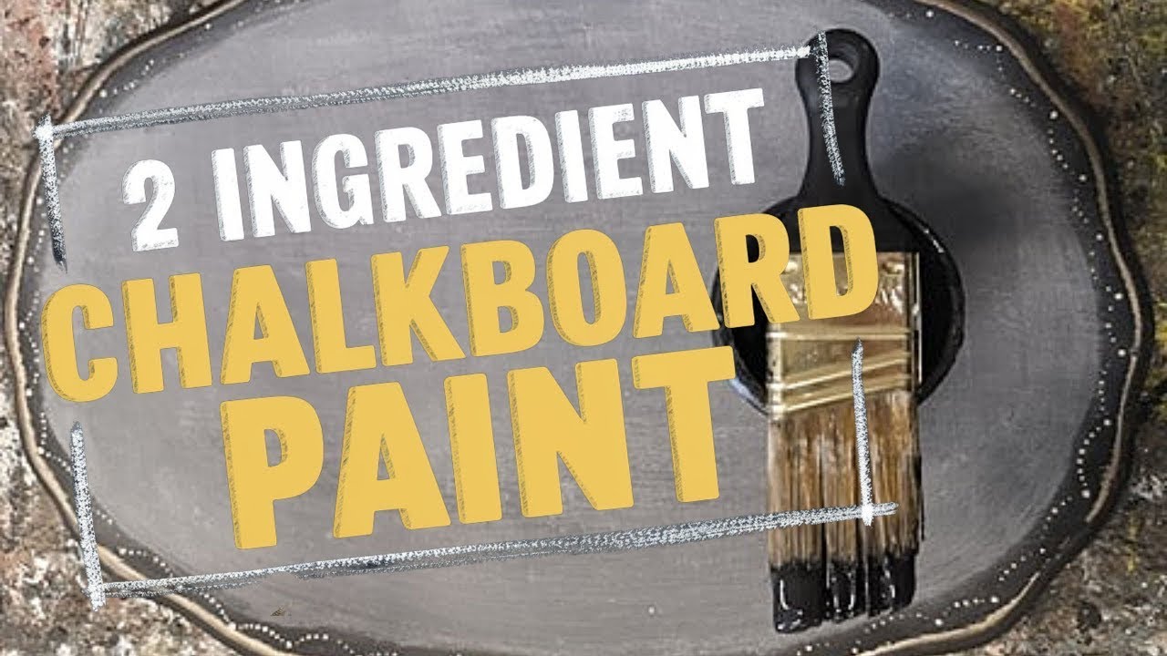 Make your Own DIY Chalkboard Paint for PENNIES - YouTube