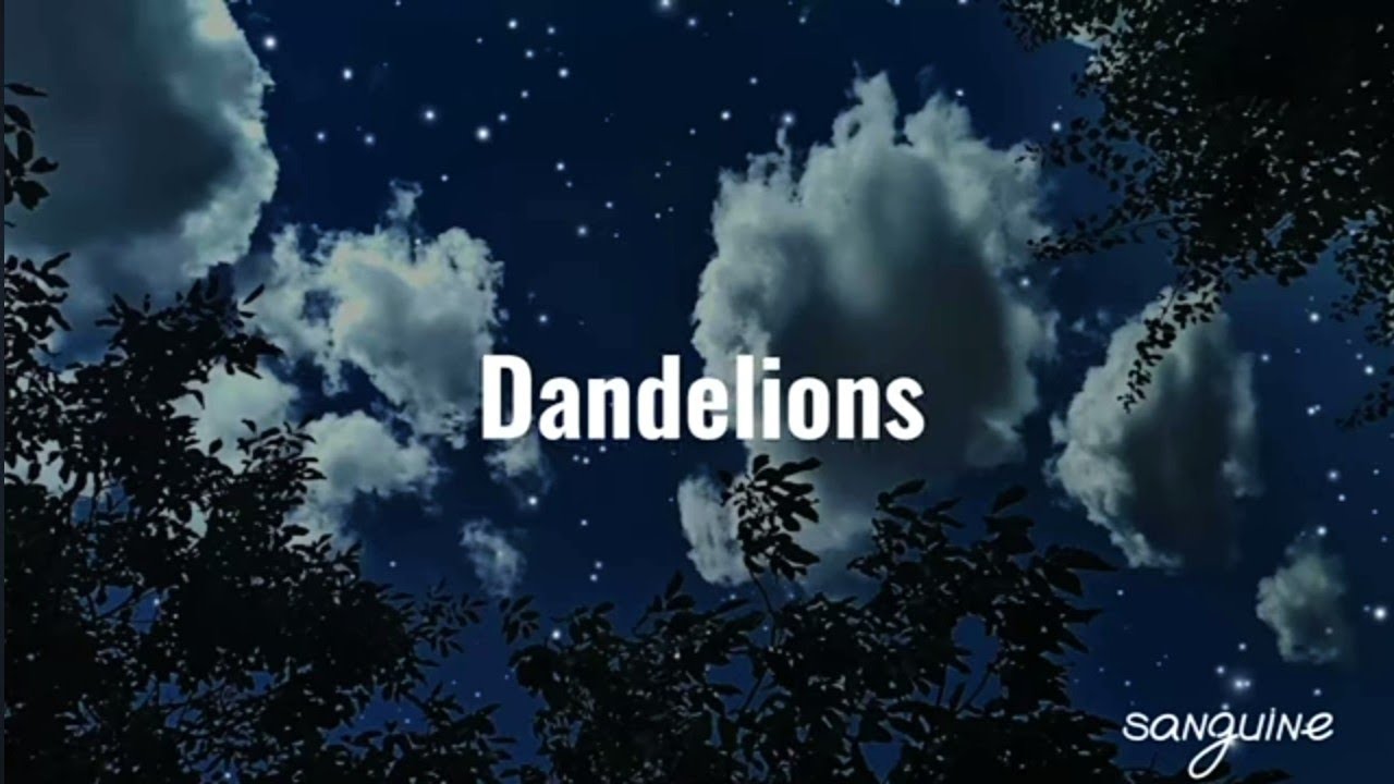 Ruth B -Dandelions (lyrics) - YouTube