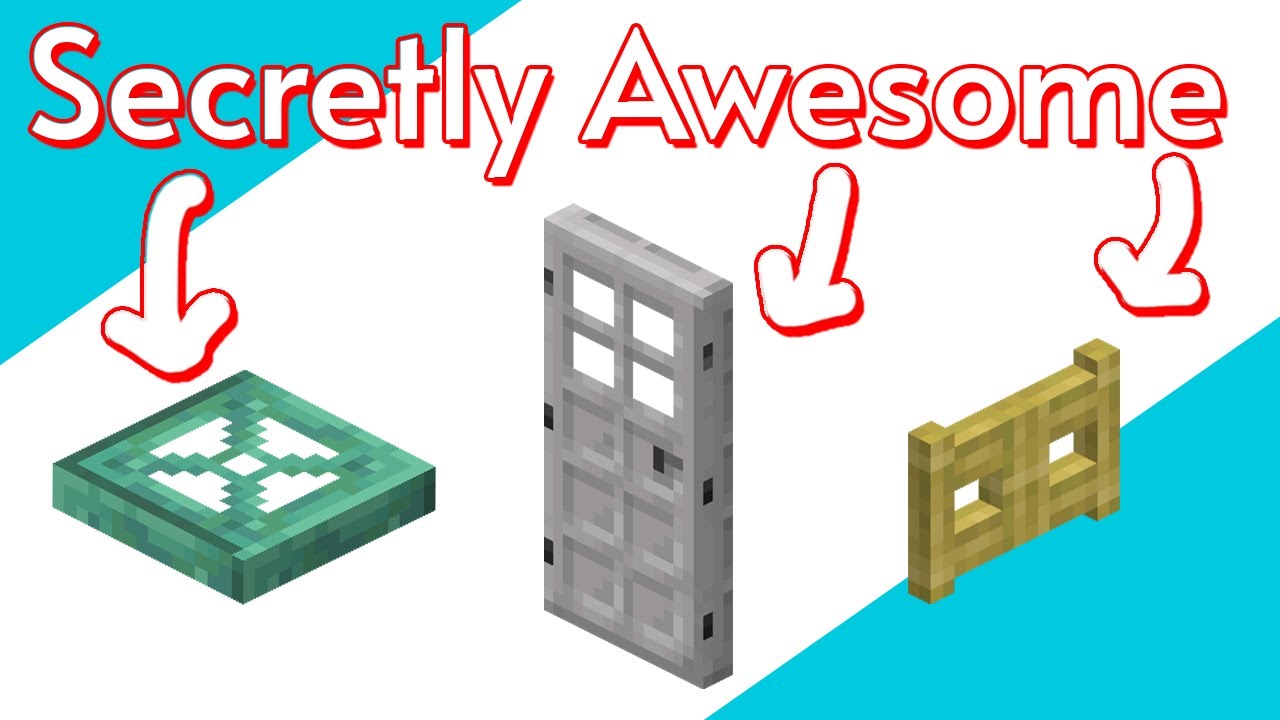 Doors, Gates and Trapdoors Redstone Tutorial - YouTube