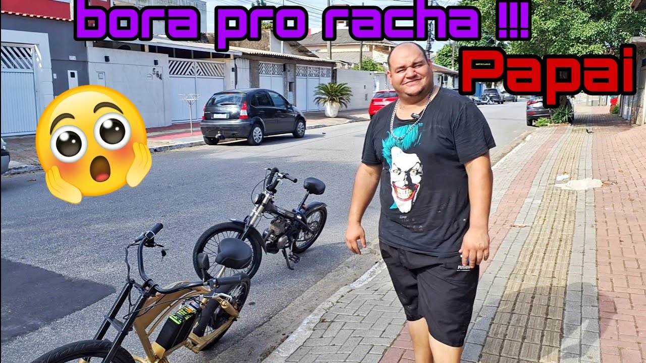 revanche do racha bike elétrica e Mobilete quem levou? - YouTube