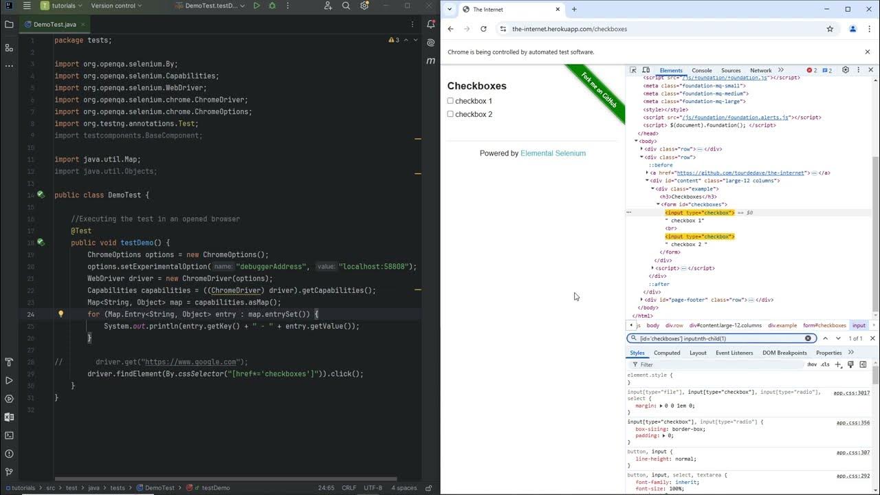 Run Selenium Automation on an Already Opened Browser | Debugging Mode Explained - YouTube