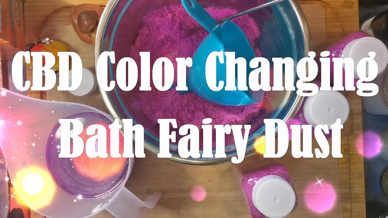 CBD Color Changing Fairy BumBum Bath Dust - YouTube