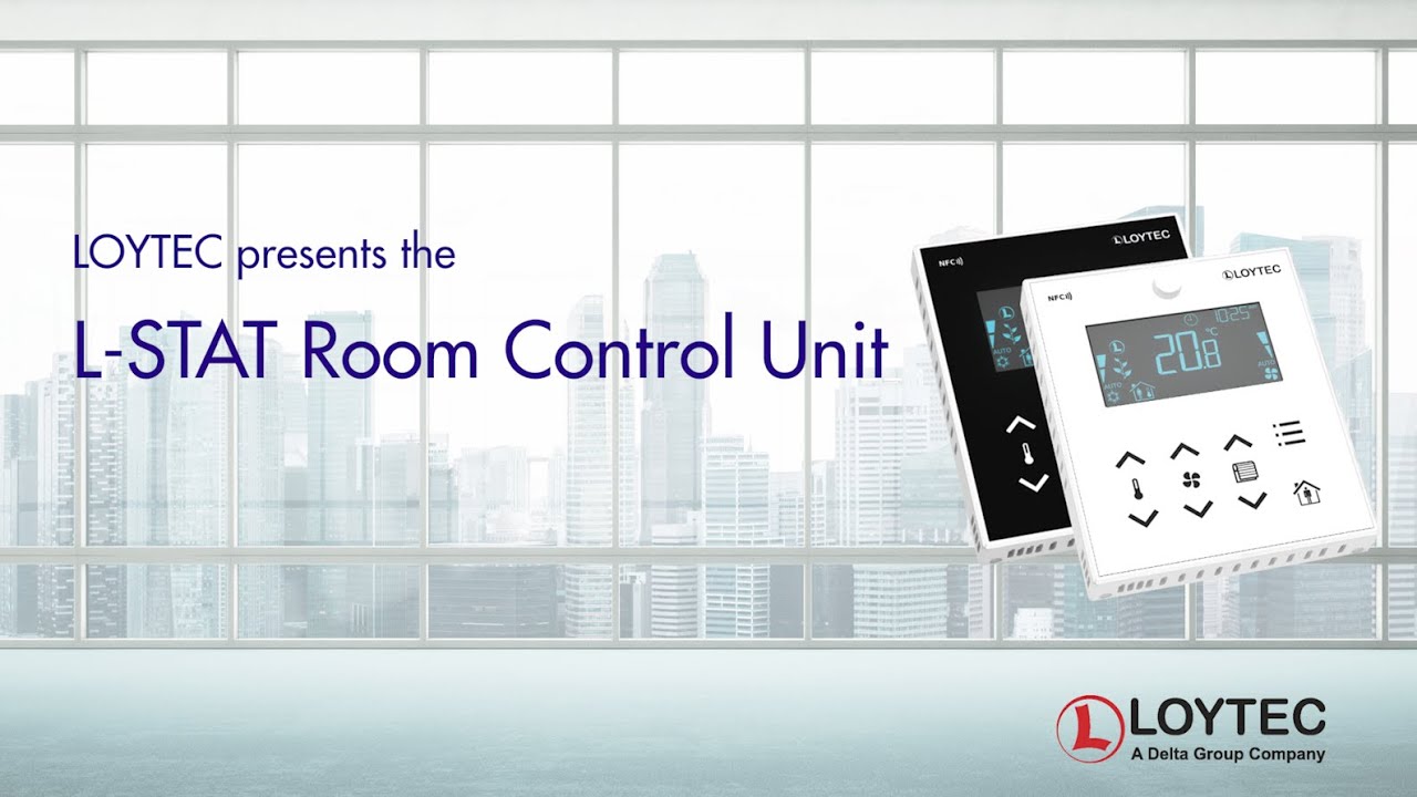 LOYTEC L-STAT Room Control Unit - YouTube