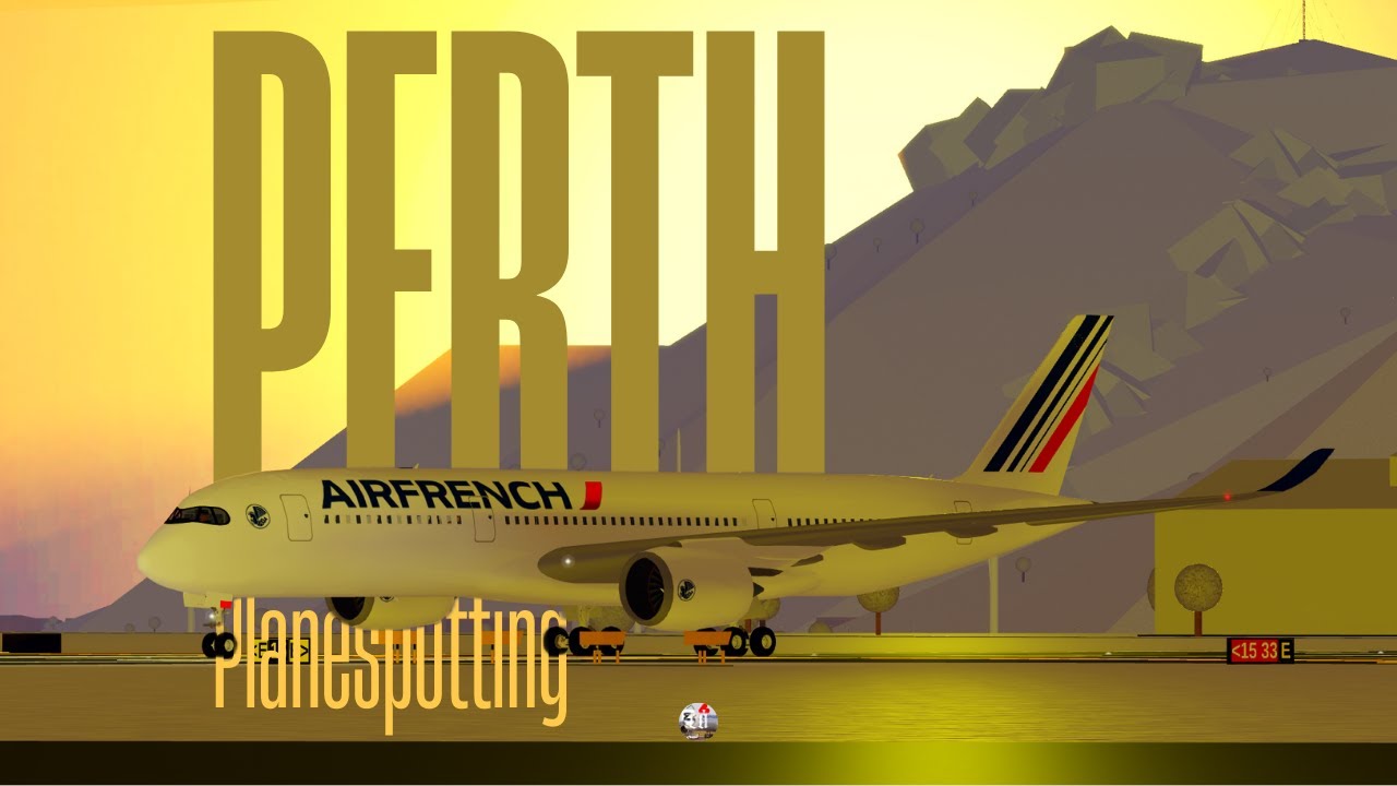 Planespotting at Perth (PTFS) - YouTube