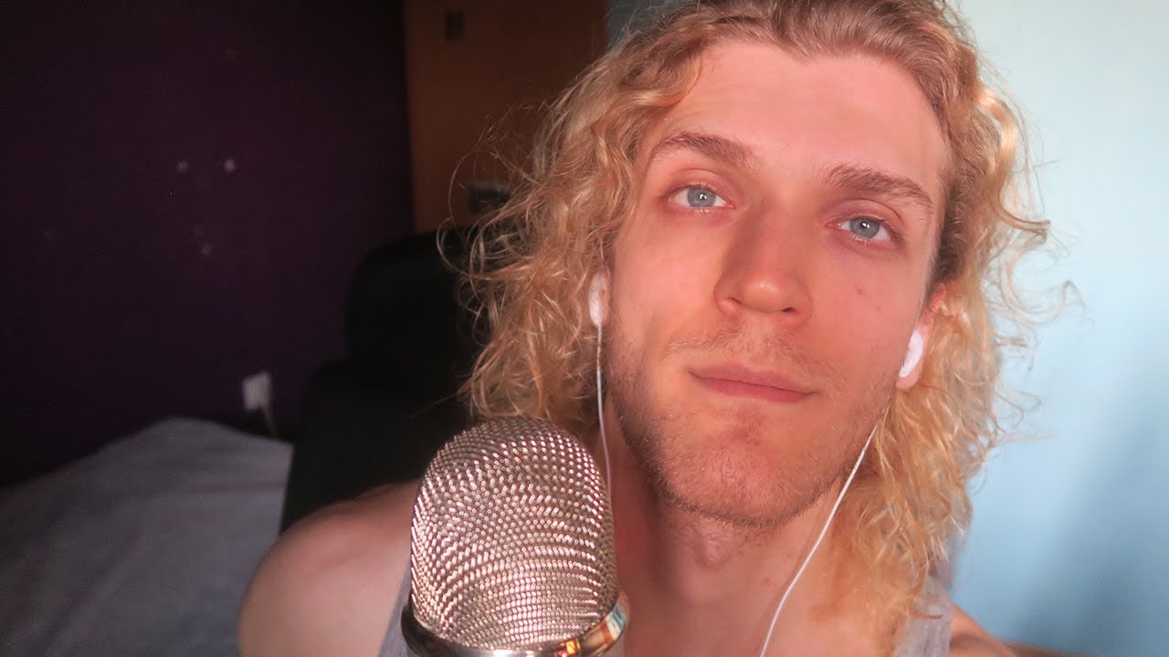 ASMR Male Deep Voice Talking, Whispering, Mouth Sounds, Mic Tapping ...