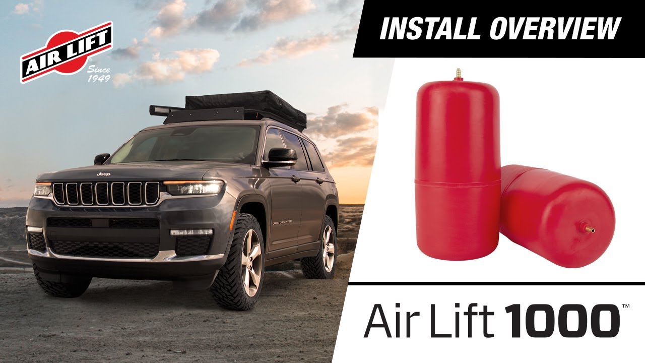 Air Lift Install: 2022 Jeep Cherokee L - AL1000 - YouTube