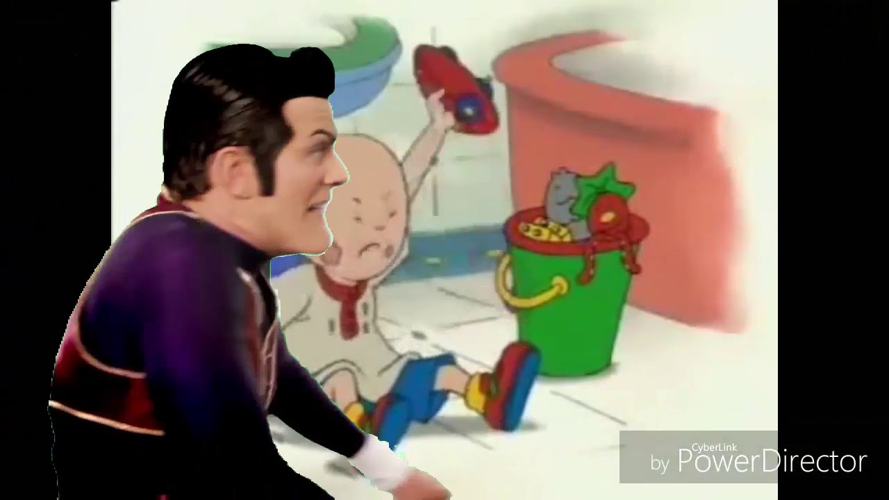Robbie Rotten Hides Caillou Joins The Circus - YouTube