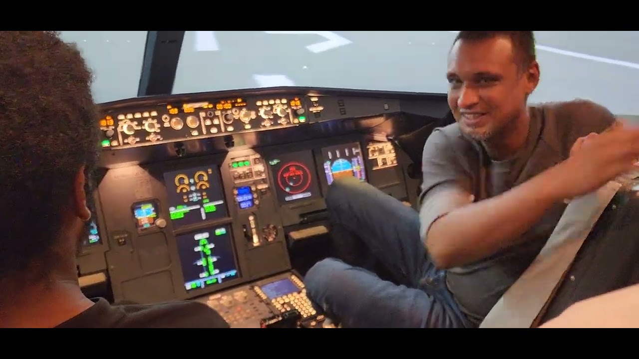 Antonio Narokobi A320 Simulator training at Waypoints Aviation- Dubai ...