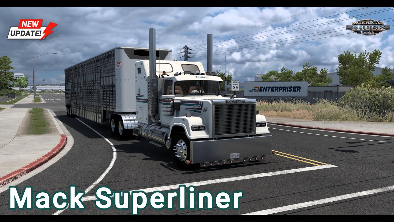 Mack Superliner Custom Sleeper Cab - 4k Video- ATS - YouTube