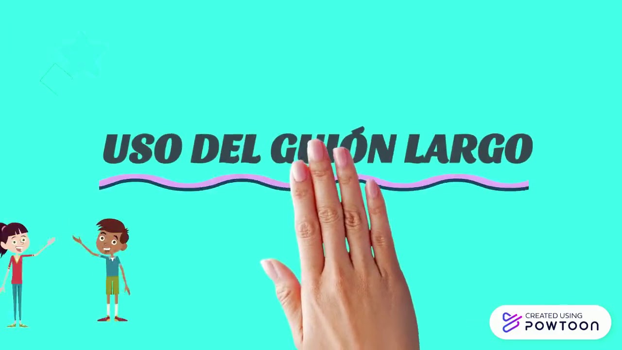 Discurso y uso del guión largo - YouTube