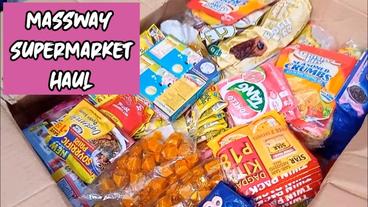 MASSWAY SUPERMARKET HAUL l Janine Esguerra - YouTube