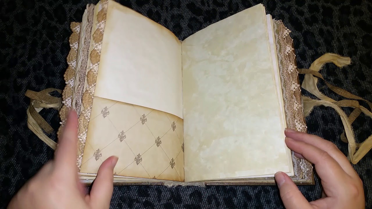 Junk journal flip through: The Neverending Story (Auryn) - YouTube