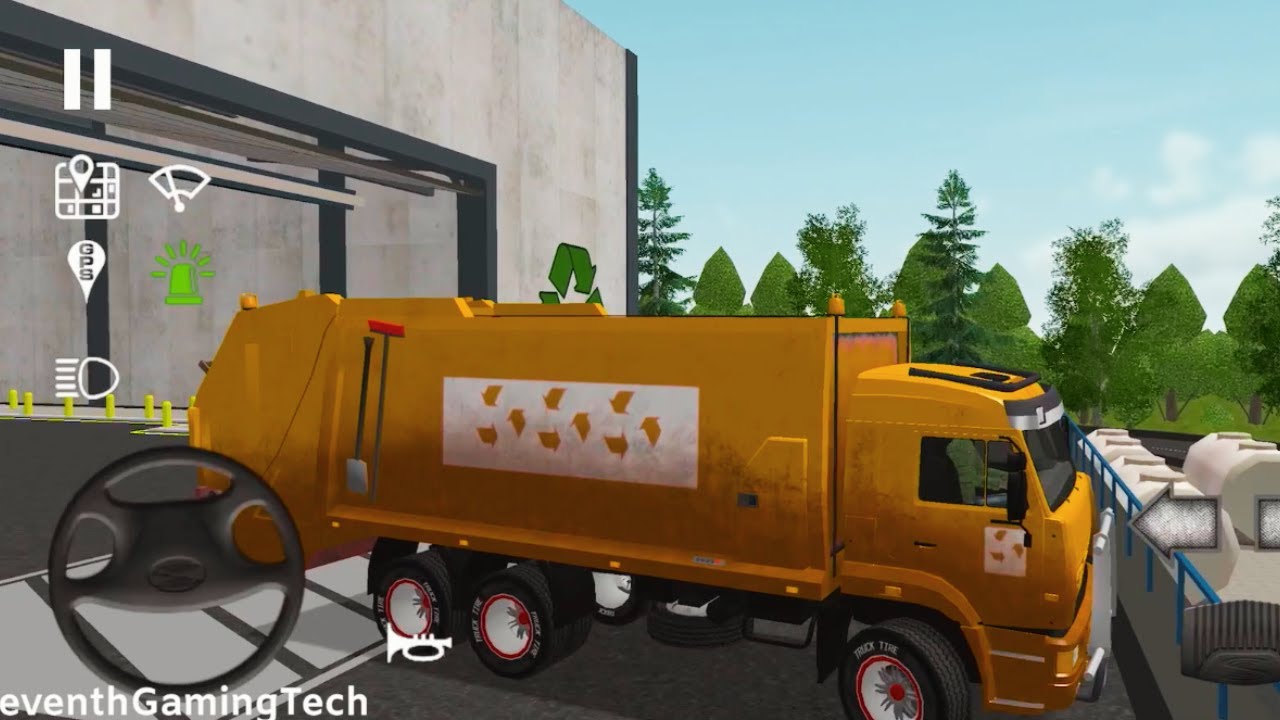 Ready Garbage Truck 🚛 Rear Loader 🚛 Trash Truck Simulator Mobile ...