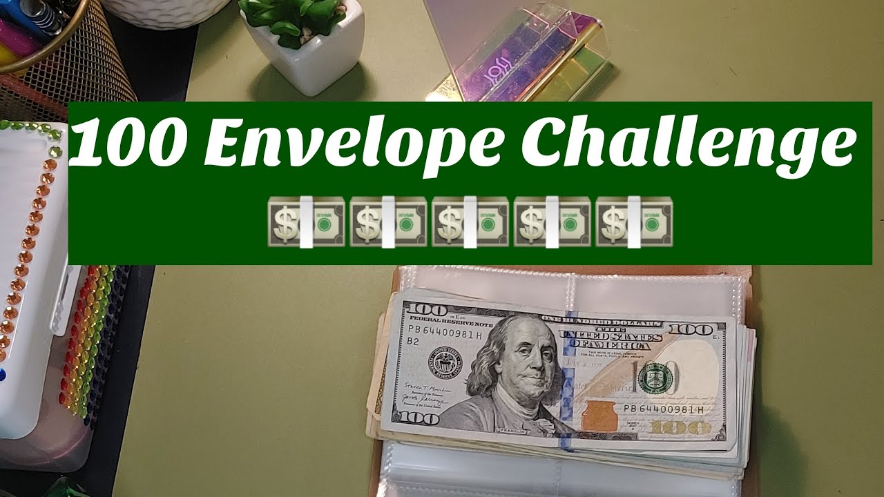 100 Envelope Challenge $10K adding $2K - YouTube