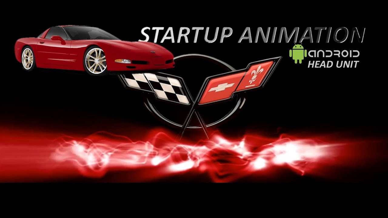 Custom C5 Corvette start up logo animation - YouTube