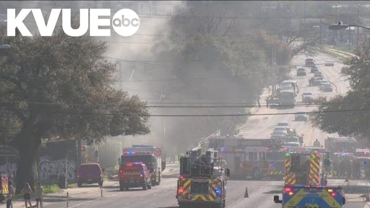 Crews battle structure fire off South Congress Avenue in South Austin ...