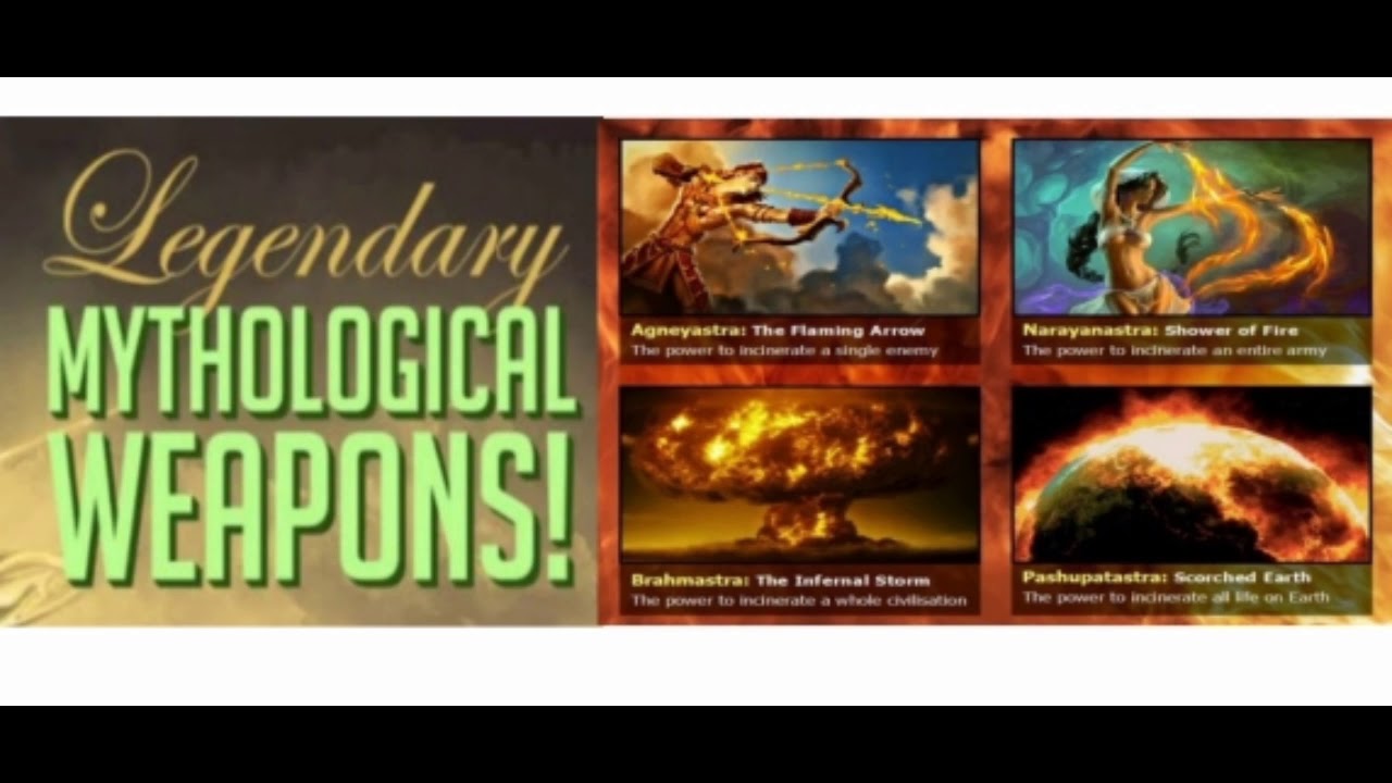 Top mythological weapons in hindu mythology - YouTube