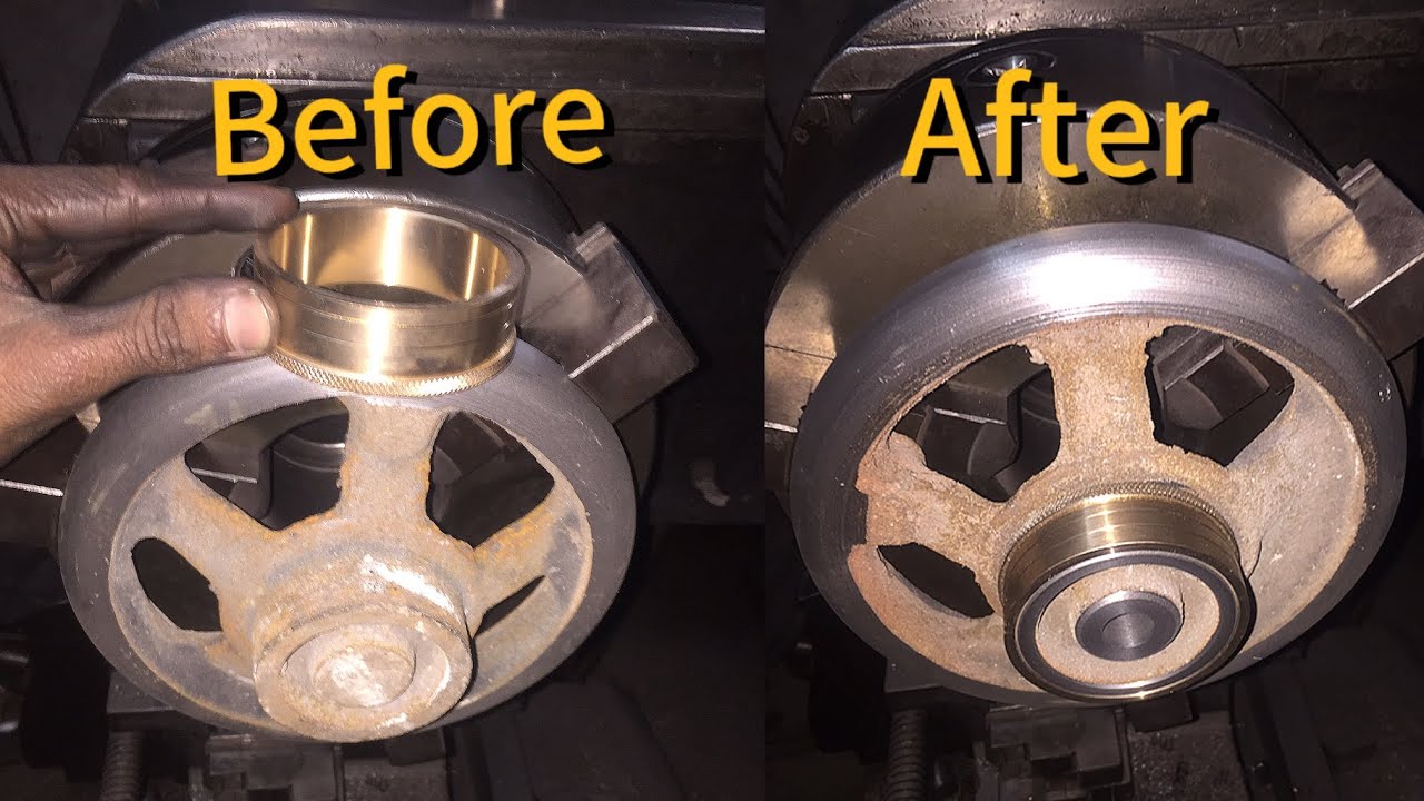 How to fit dial hand wheel part of lathe machine hi class lathe machine ...