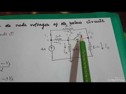 Nodal Analysis/ Dependent Source/ Problem - YouTube