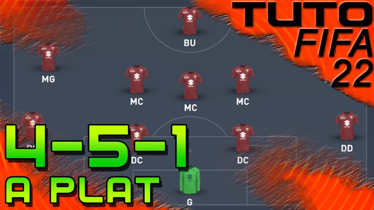 👨🏻‍🎓⚽ FIFA 22 PC | TUTO | Formation 4-5-1 à plat - YouTube