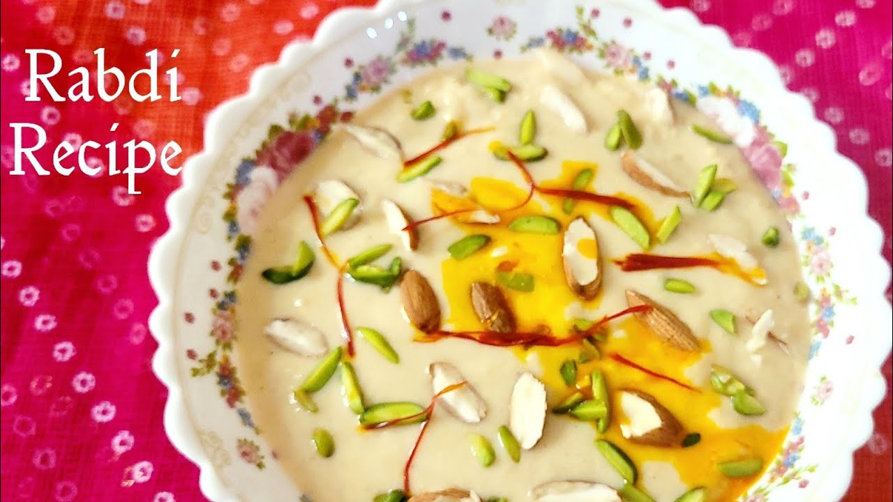 Rabdi Recipe Diwali Special /How to make Rabri at Home/Rabri Recipe ...