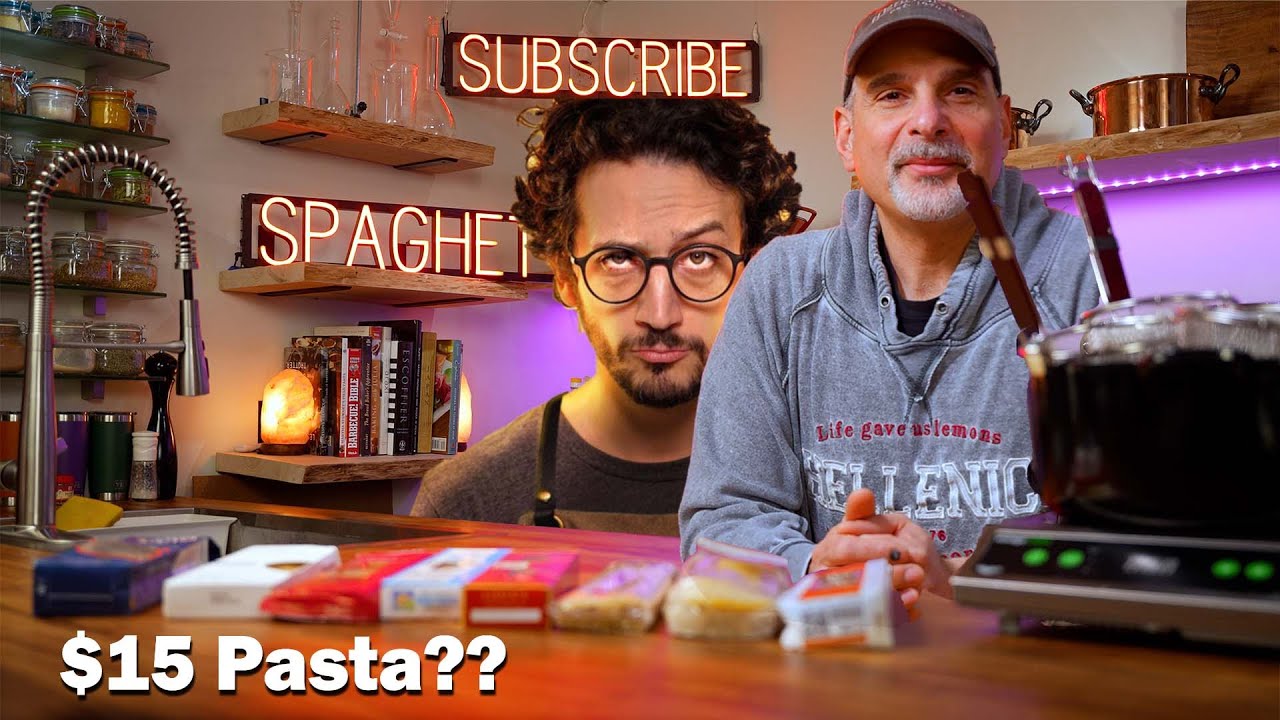 Is expensive pasta worth the money? - YouTube