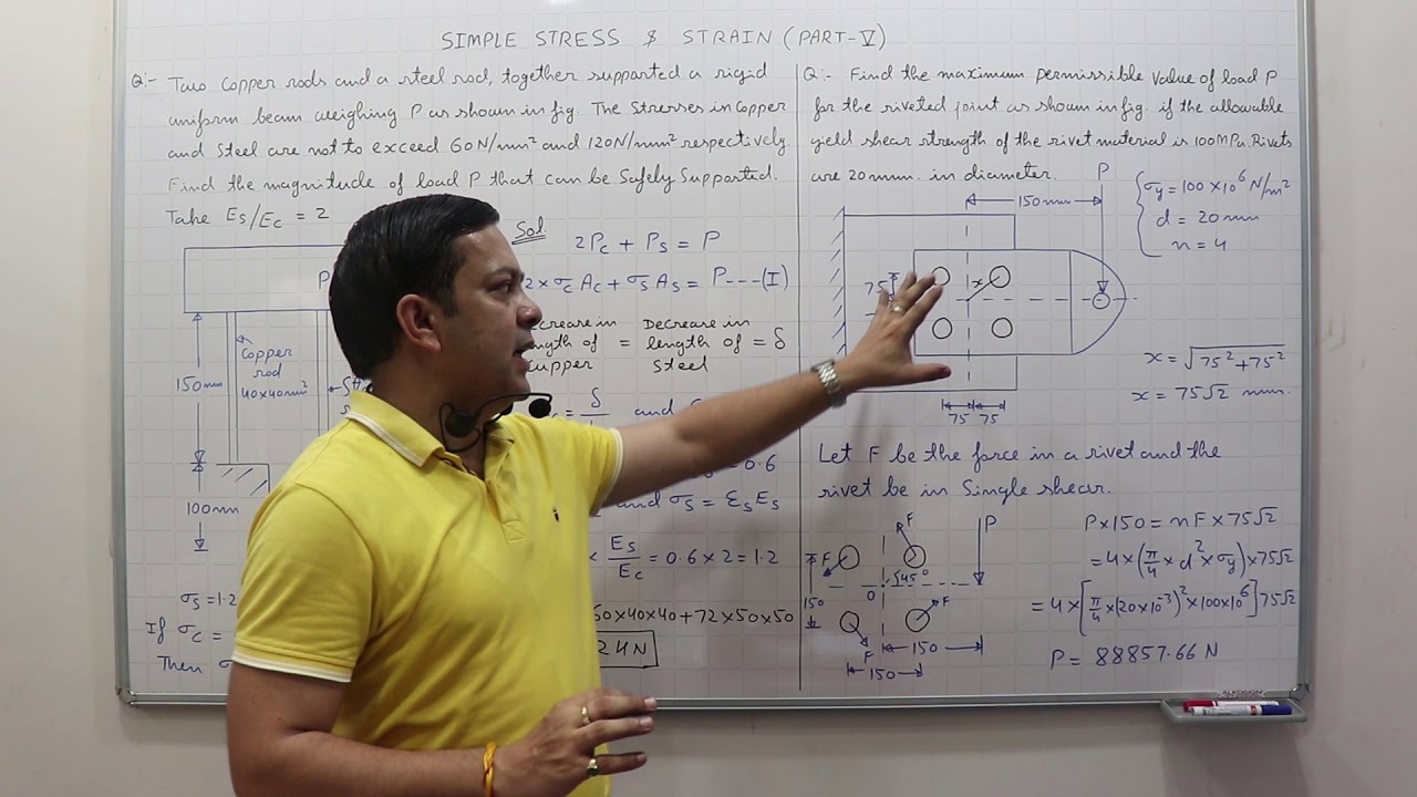 Simple Stress Strain Part V Solved Examples Based On Simple Stress And Strain Concept YouTube simple-stress-strain-part-v-solved-examples-based-on-simple-stress-and-strain-concept-youtube