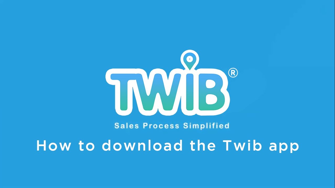 How to download the Sales tracking app Twib - YouTube