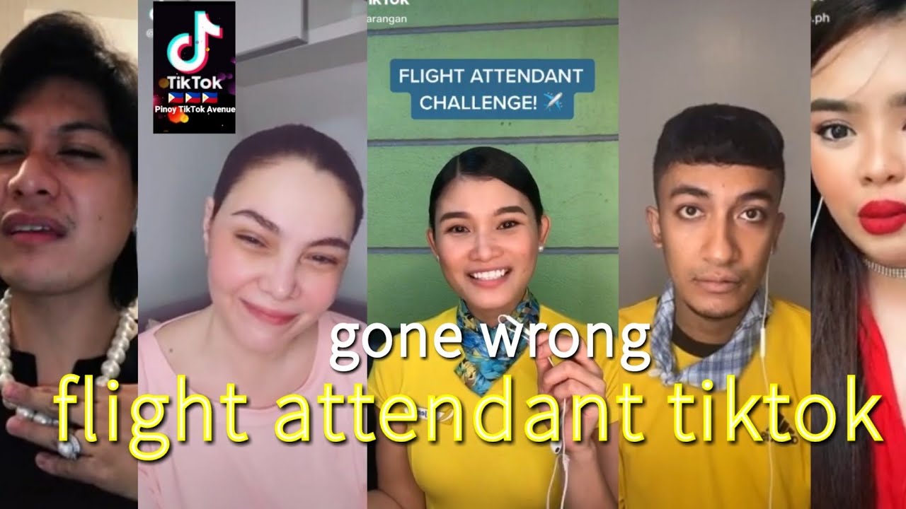 Funny Cebu Pacific Flight Attendant TikTok Challenge Gone Wrong Funny ...