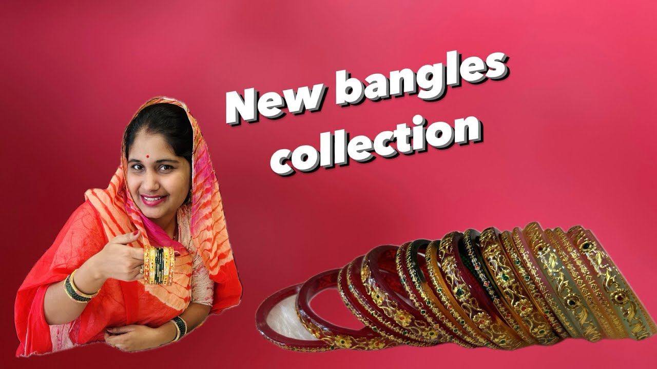 ///singaar collection new vlog 😍 ️glass bangles 🥰lehriya new stock 😍 ...