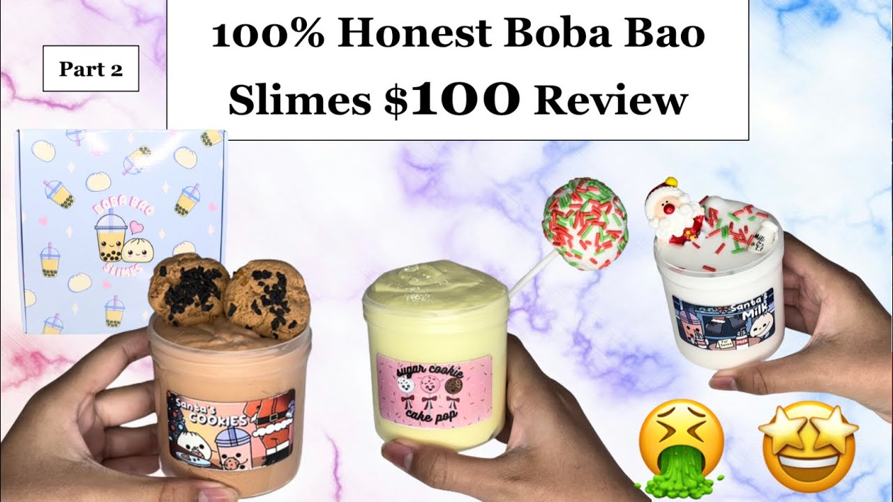 100% Honest Boba Bao Slimes $100 Review (Part 2) - YouTube