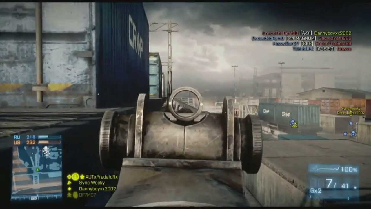 Battlefield 3 Sniper 'Highlights' (BF3 Gameplay/Commentary) - YouTube
