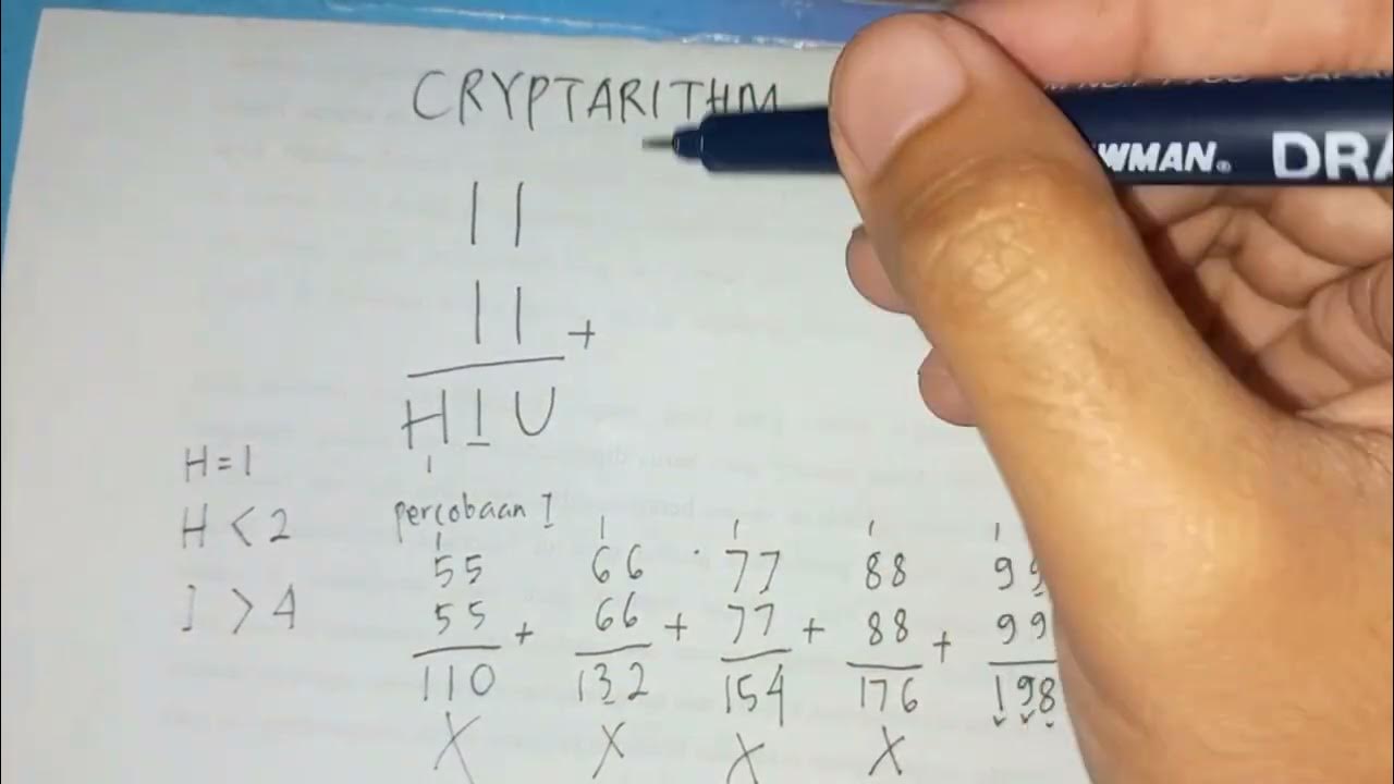TRIK MENGERJAKAN SOAL CRYPTARITHM PART 2 CLASH OF CHAMPIONS BY RUANGGURU - YouTube