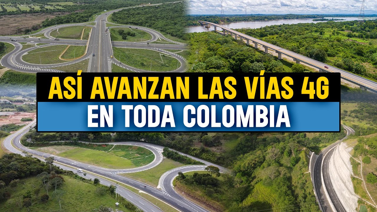 Así Avanzan los Proyectos 4G en toda Colombia | 2023 - YouTube