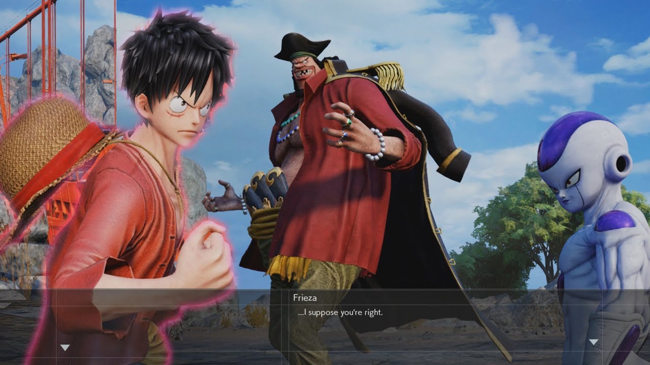 Jump Force PC Walkthrough Part 11 - Luffy vs Blackbeard & Frieza Boss ...