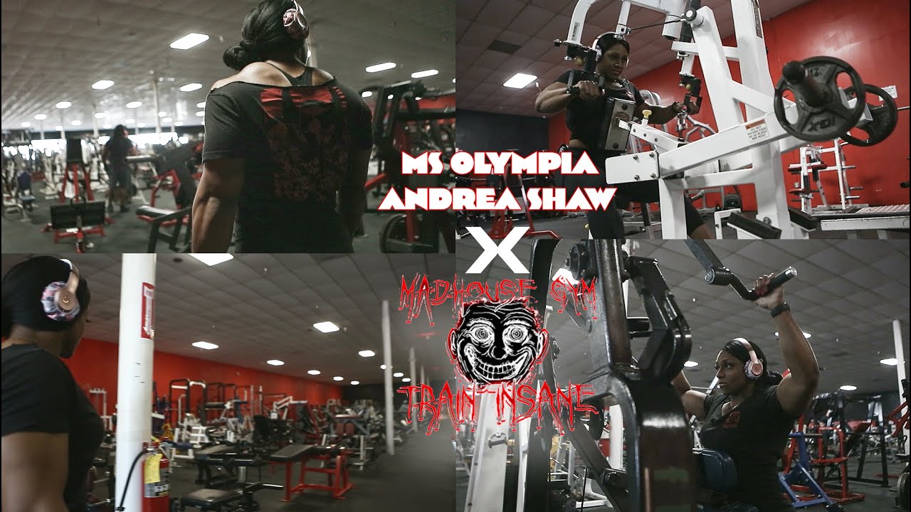 ATL X IFBB Andrea Shaw | First EVER Visit to MADHOUSE GYM ATL | BACK ...