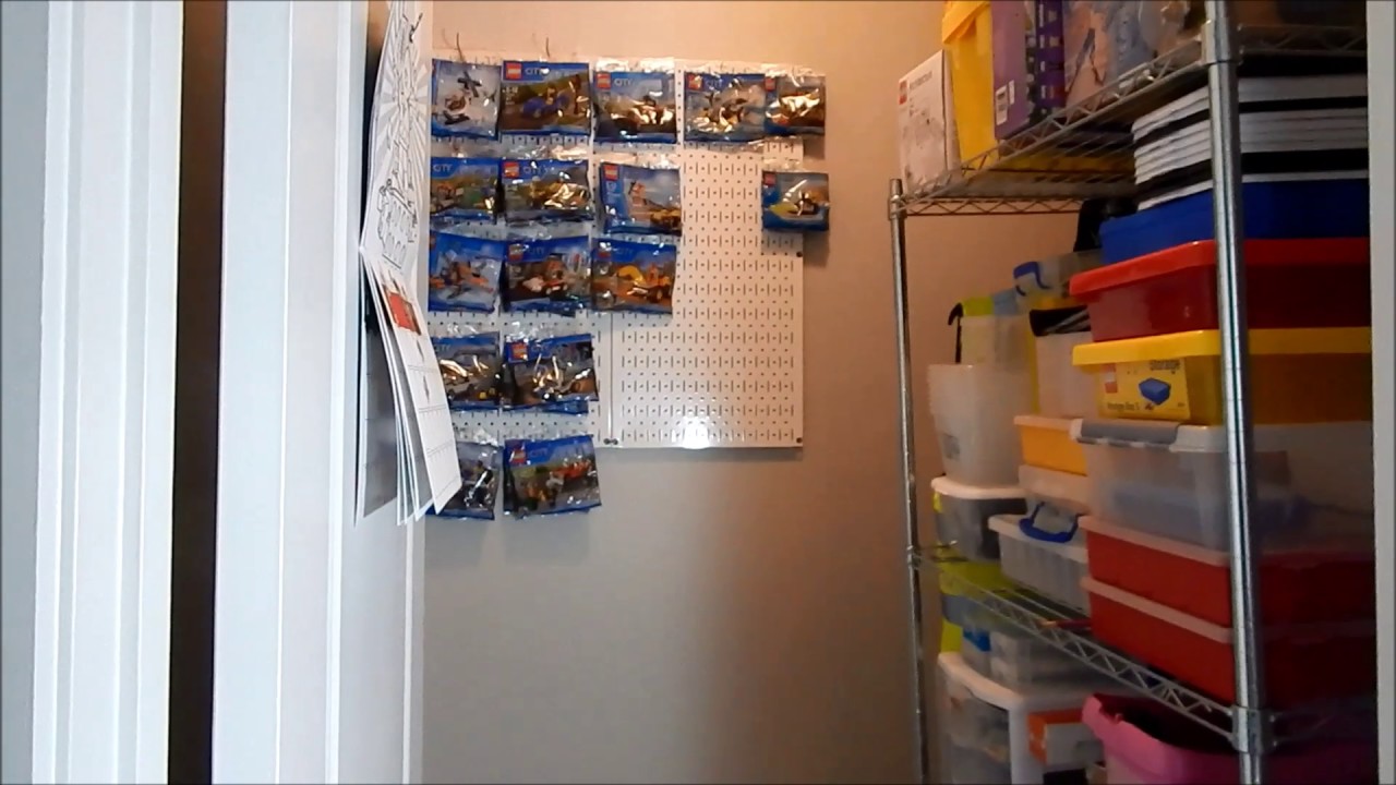Lego Polybag Display in Lego Room - YouTube