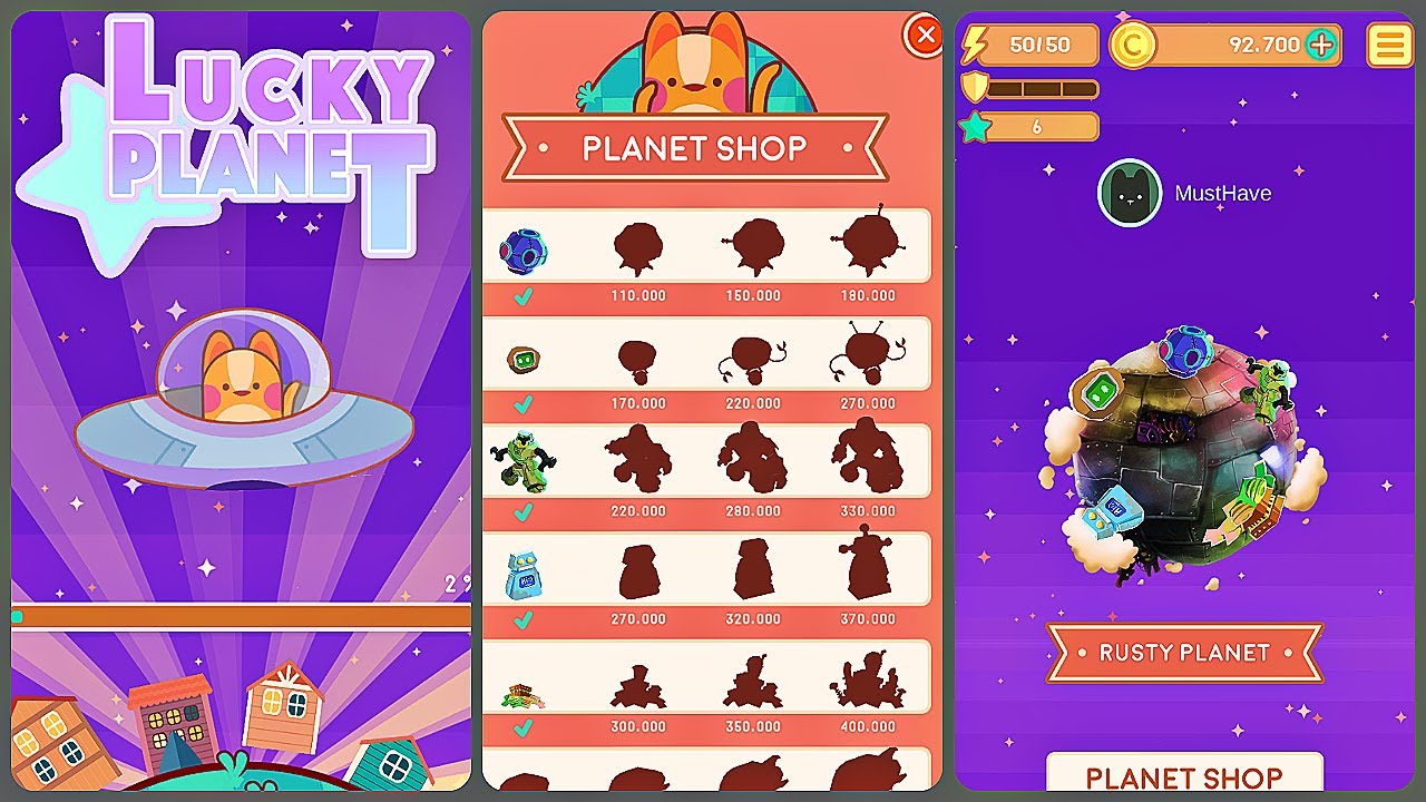 Lucky Planet - Tycoon Of The Galaxy (Gameplay Android) - YouTube
