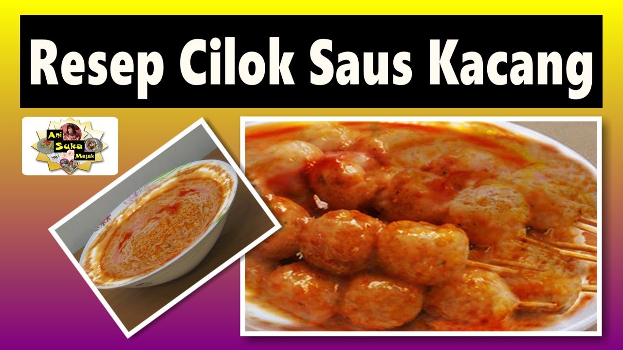 Resep Cilok saus kacang enak dan sedap - YouTube