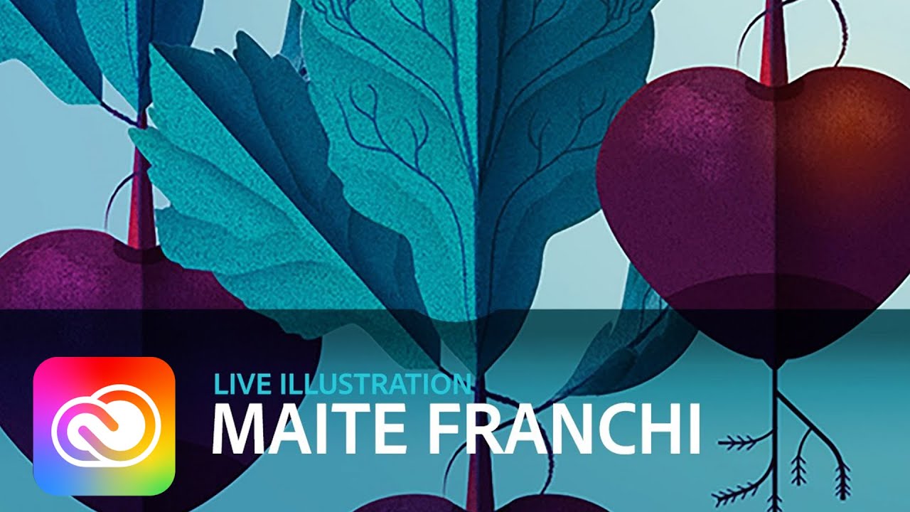 Live Illustration with Maite Franchi - DAY 3/3 | Adobe Creative Cloud ...
